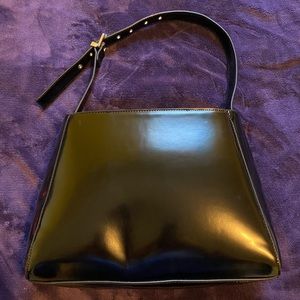 Urban Outfitters | Bags | Urban Outfitters Black Trapezoid Shoulder Bag ...